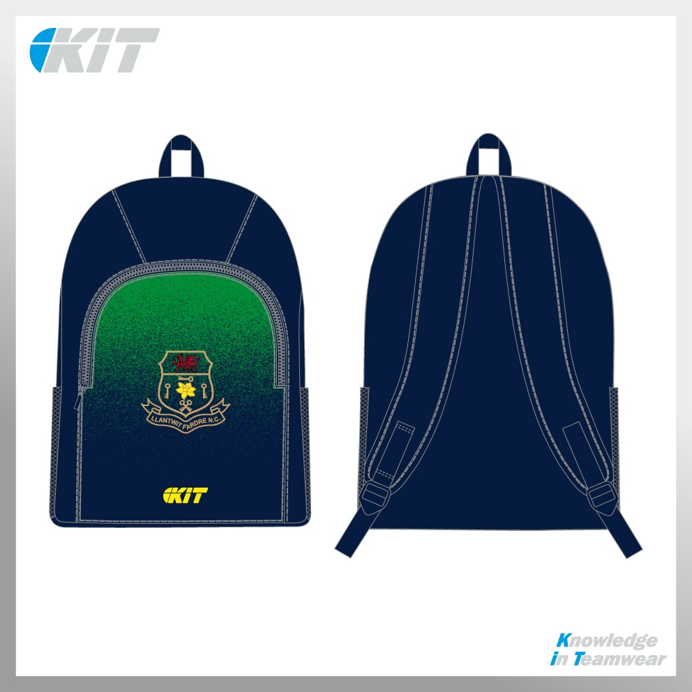 Llantwit Fardre Netball club - Backpack - KIT Sportswear